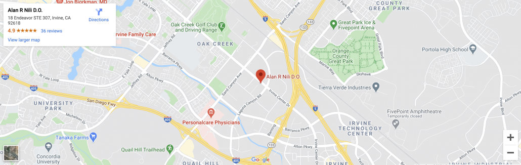 Contact – Dr. Alan Nili Family Practice